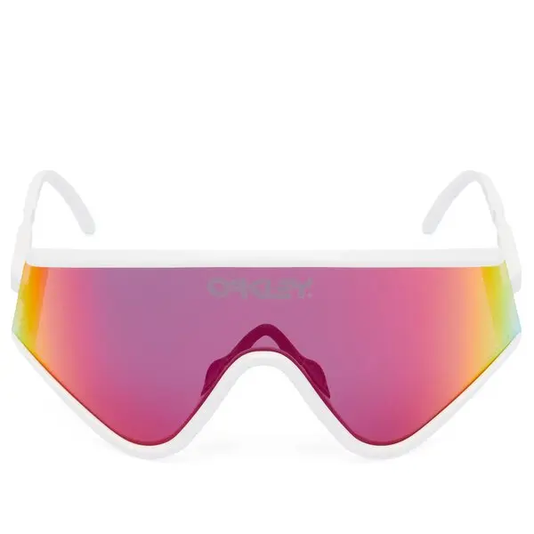 Oakley Muzm Eyeshade Sunglasses - White/Prizm Road | Editorialist